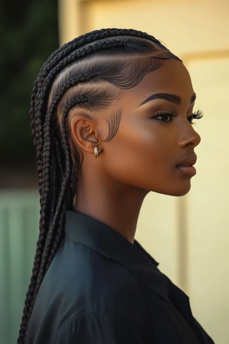 13 Natural Cornrow Hairstyles To Elevate Your Look