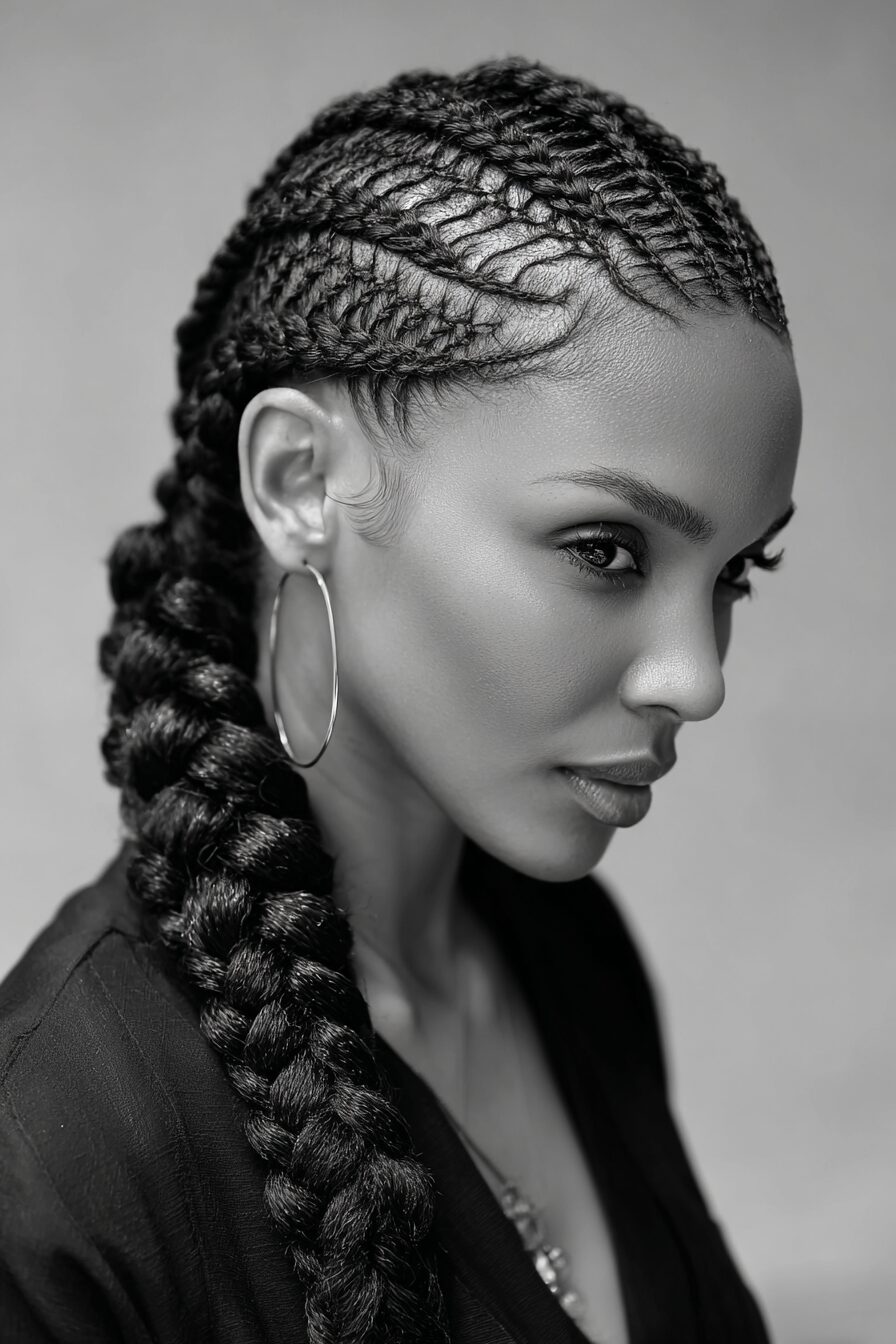 Chic Small Cornrows Will Have Everyone Talking!